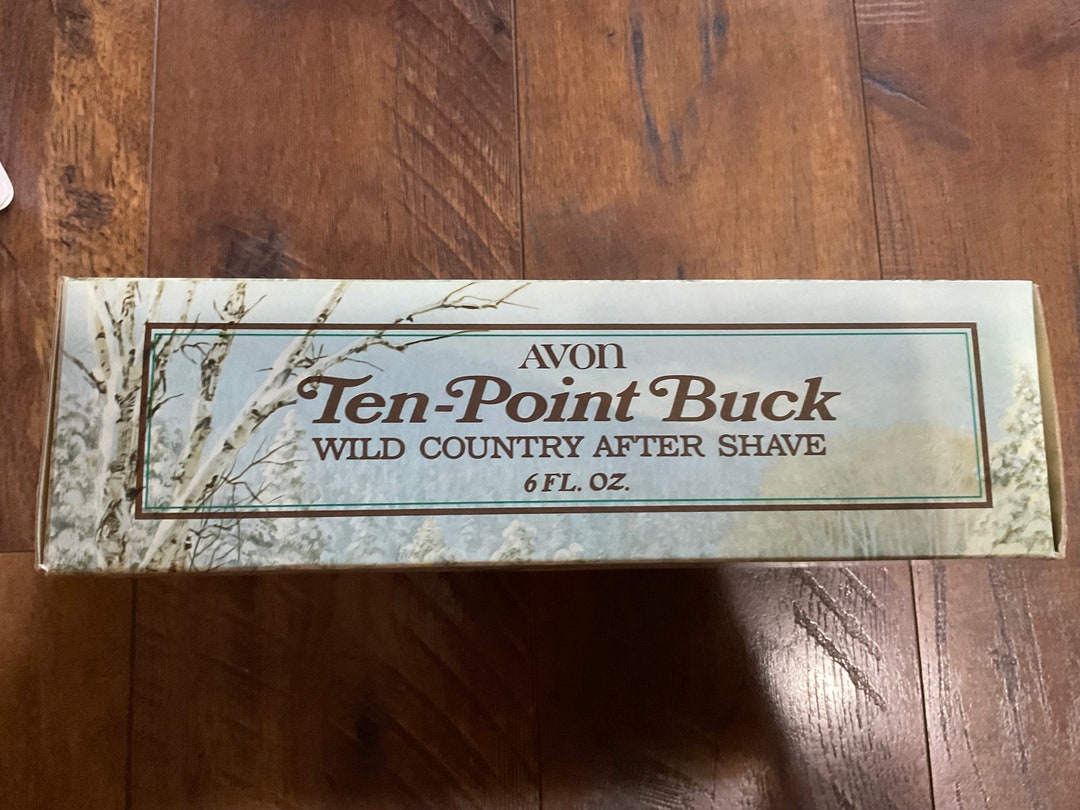 Vintage AVON Ten-point Buck Decanter- Wild Country Aftershave - Etsy