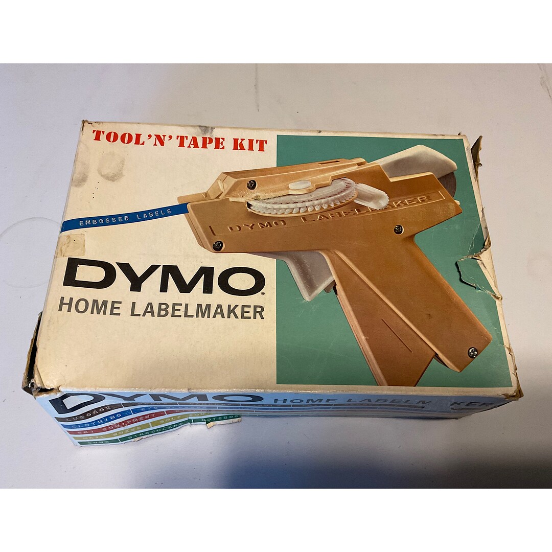 Dymo Tool ‘N’ Tape Kit Home Label Maker Model 7414 - Etsy
