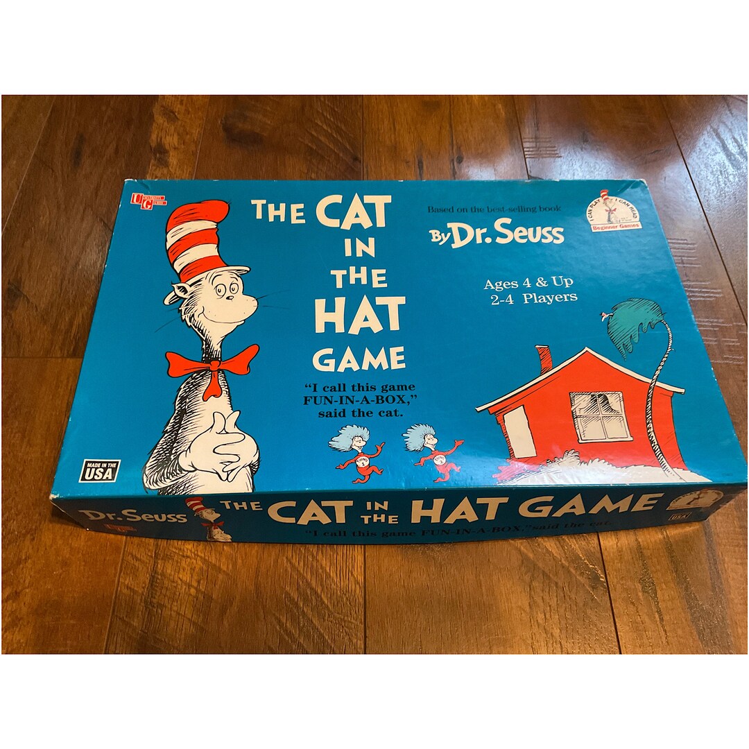 1996 University Games the Cat in the Hat Game- Complete - Etsy