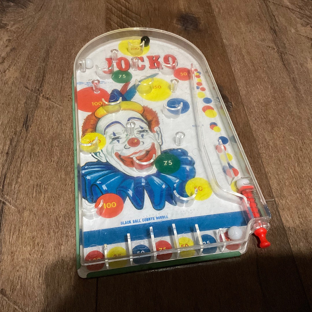Vintage Wolverine Toys Jocko Clown Pinball Game - Etsy