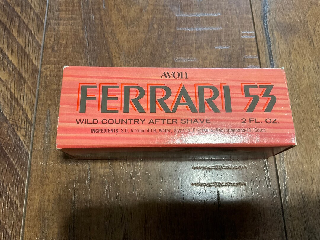 Vintage AVON Ferrari 53 Decanter - Etsy