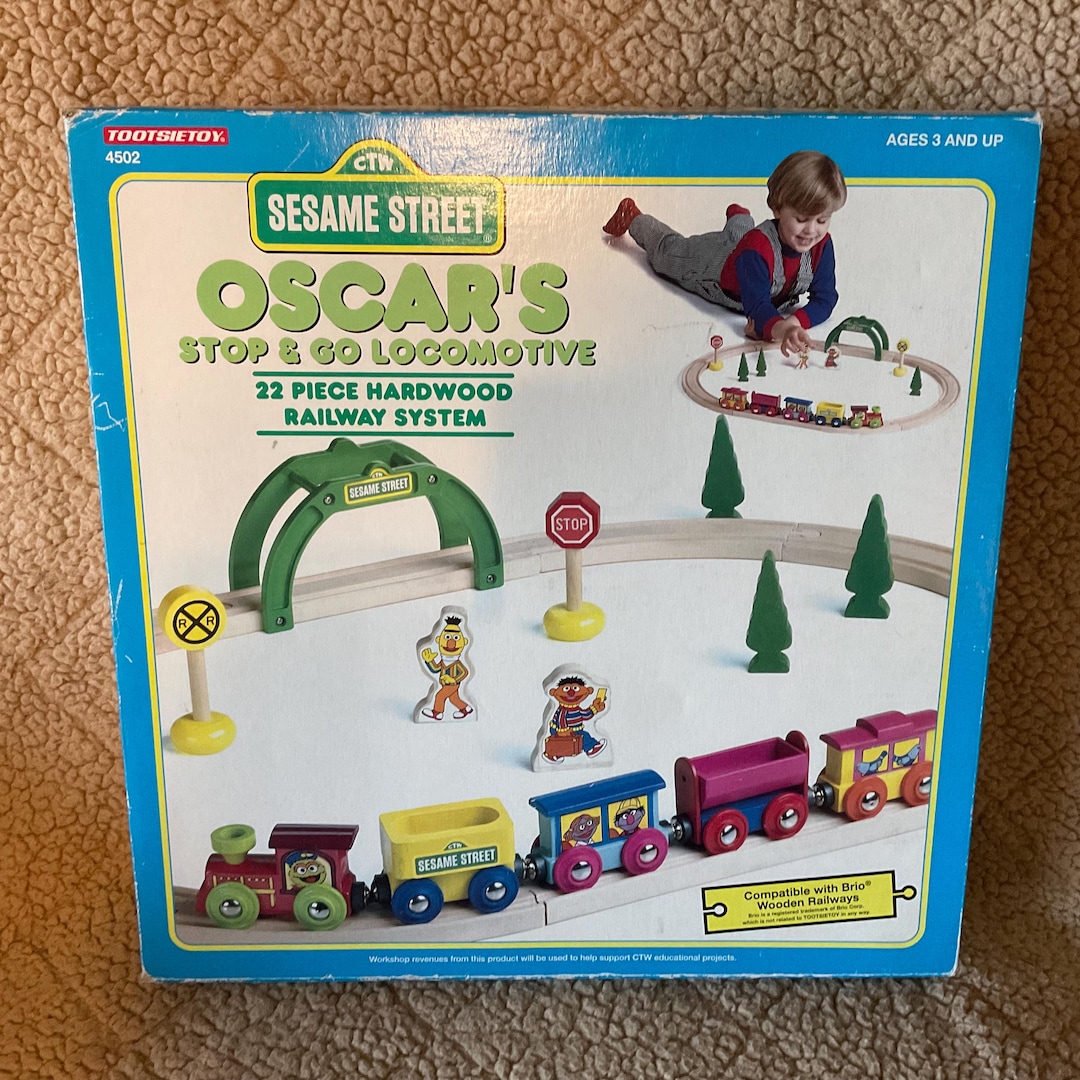 Vintage Tootsie Toy CTW Sesame Street Oscar’s Stop and Go Locomotive ...