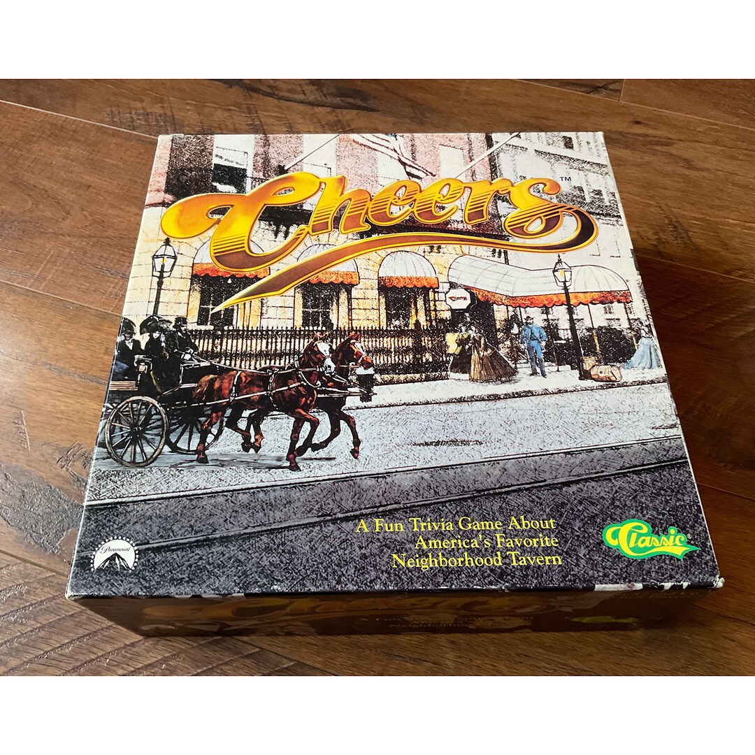 1992 Classic Games CHEERS Trivia Game - Complete - Etsy