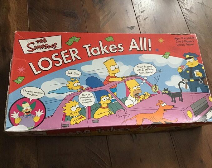 The Simpsons Loser Takes All Game - Etsy