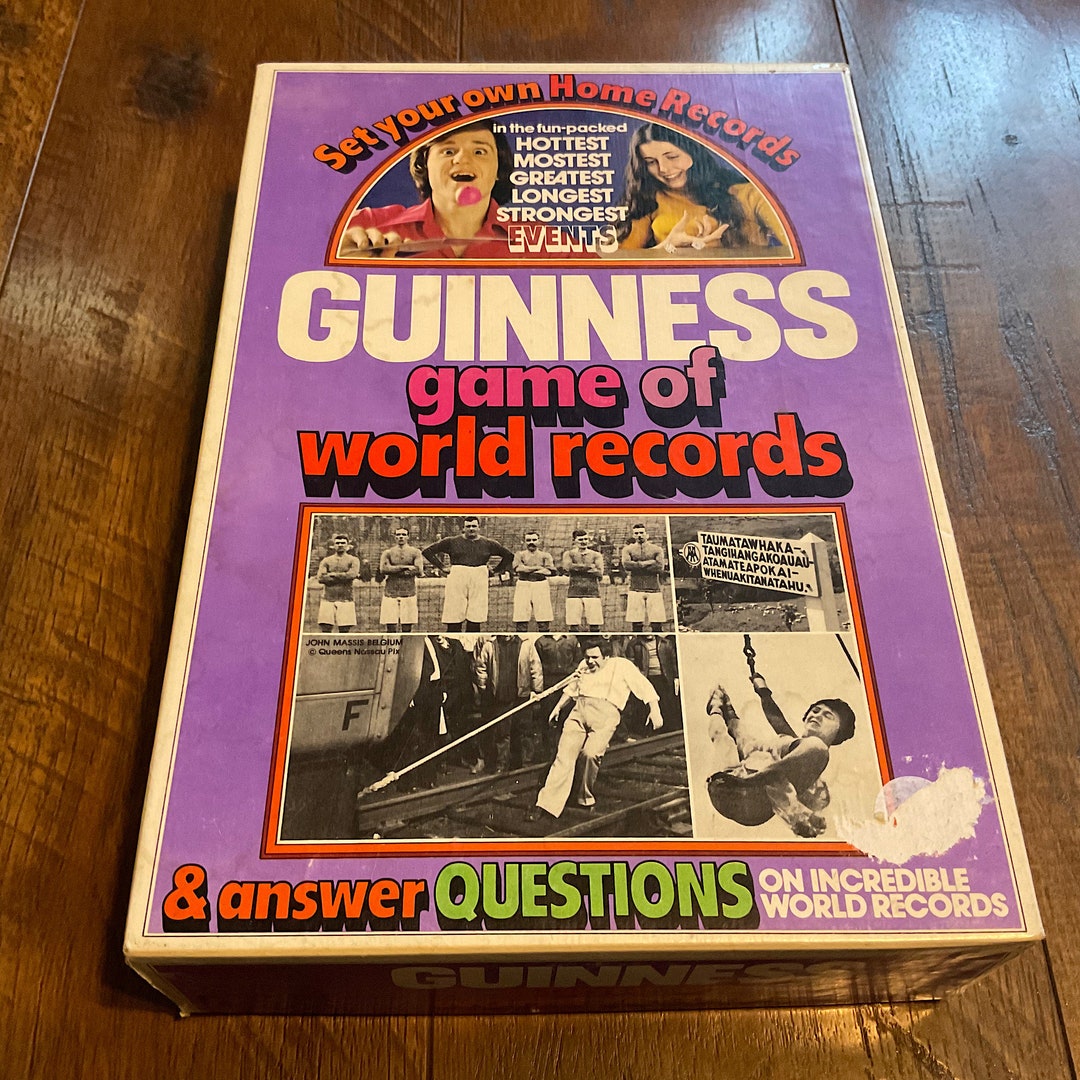 1975 Guinness Game of World Records - Complete - Etsy