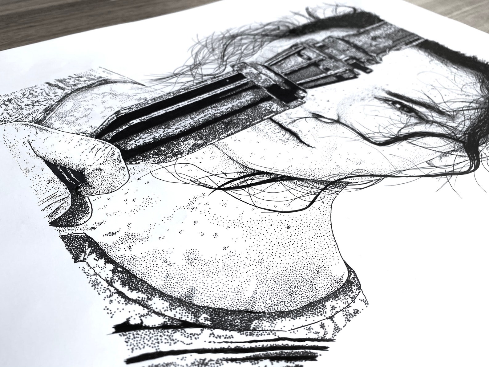 Rey Skywalker Star Wars Original Pen and Ink A3 Artwork - Etsy