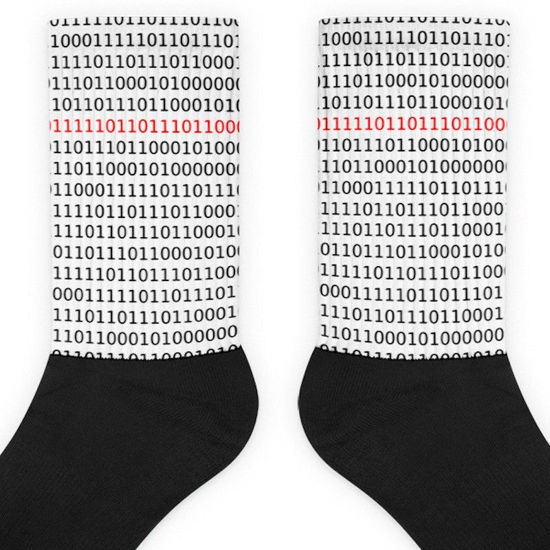 Programmer Socks - Etsy