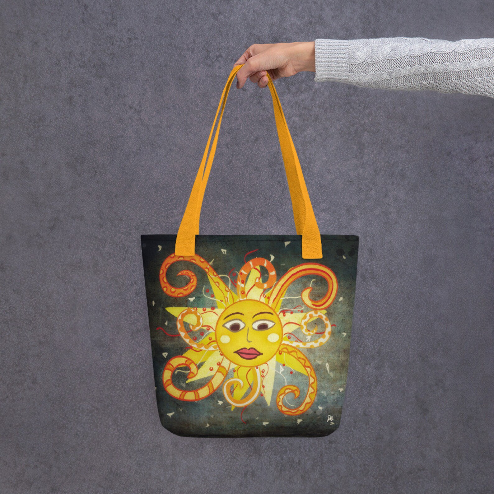 Sunshine Tote Bag Boho Sun Art Purse Carry-on Shoulder Bag - Etsy UK