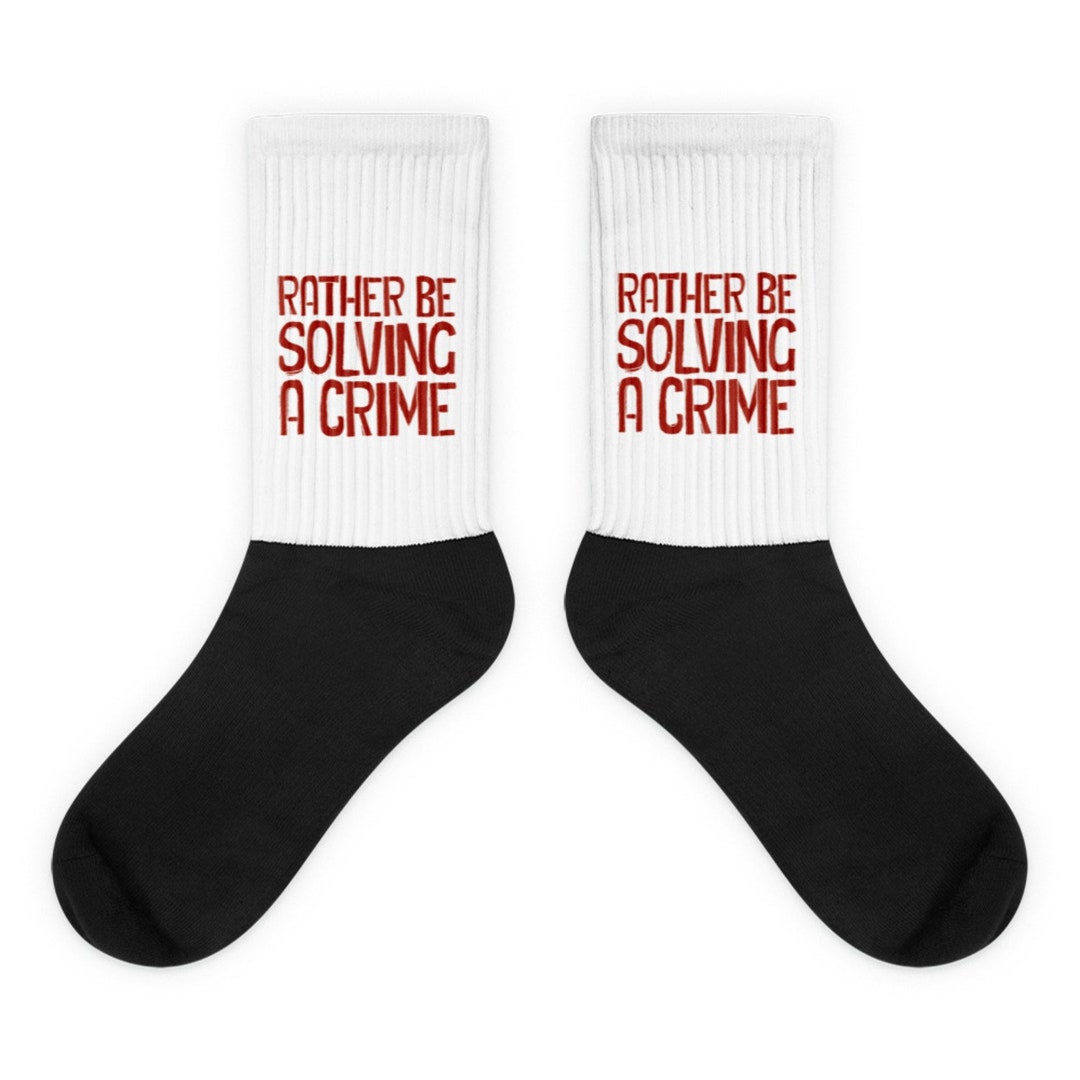 True Crime Socks Weird Gift Socks for Murderinos, Stocking Stuffer - Etsy