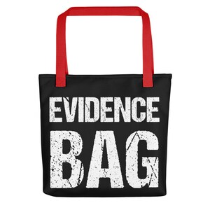 Evidence Tote, Reusable Shopping Bag for True Crime Fans, Detectives ...