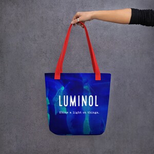 Luminol Evidence Tote Bag, True Crime Gift for Crime Junkies, Funny ...