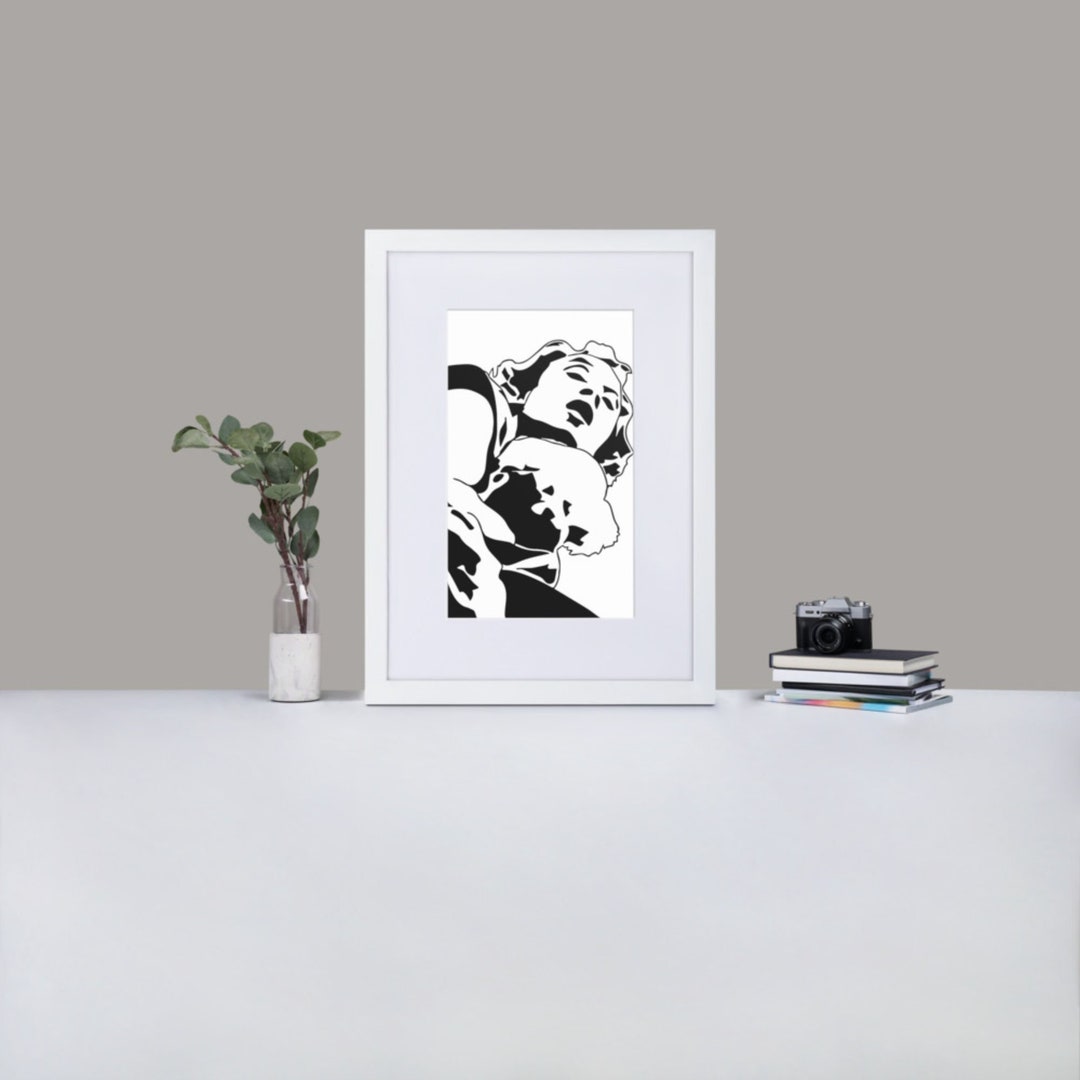 Buffalo Bill Horror Movie Artwork, Matte Paper Framed Poster With High ...