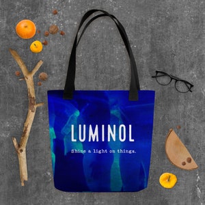 Luminol Evidence Tote Bag, True Crime Gift for Crime Junkies, Funny ...