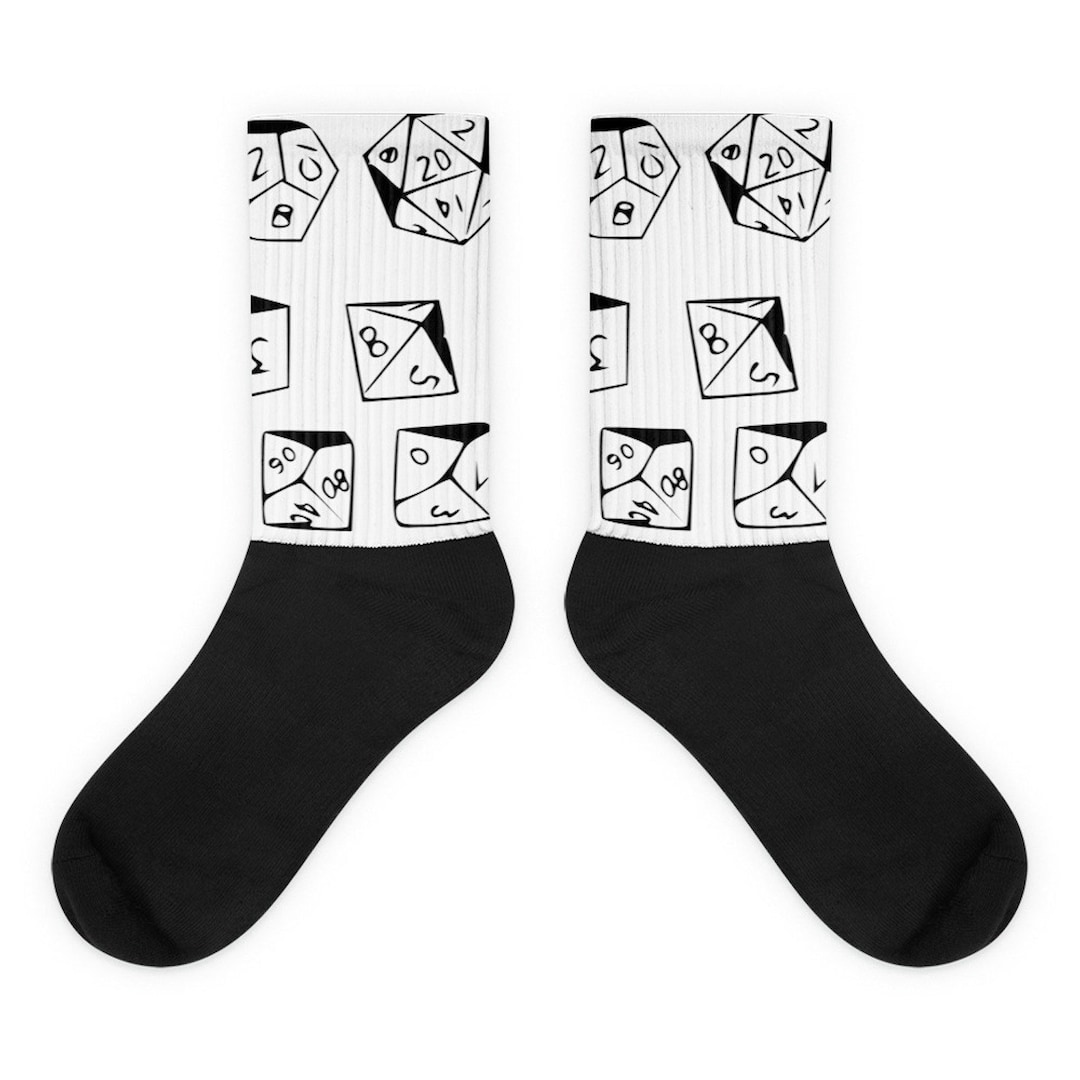 Gaming Dice Socks, Dungeons & Dragons Dnd RPG Novelty Gift, Cool Dad ...