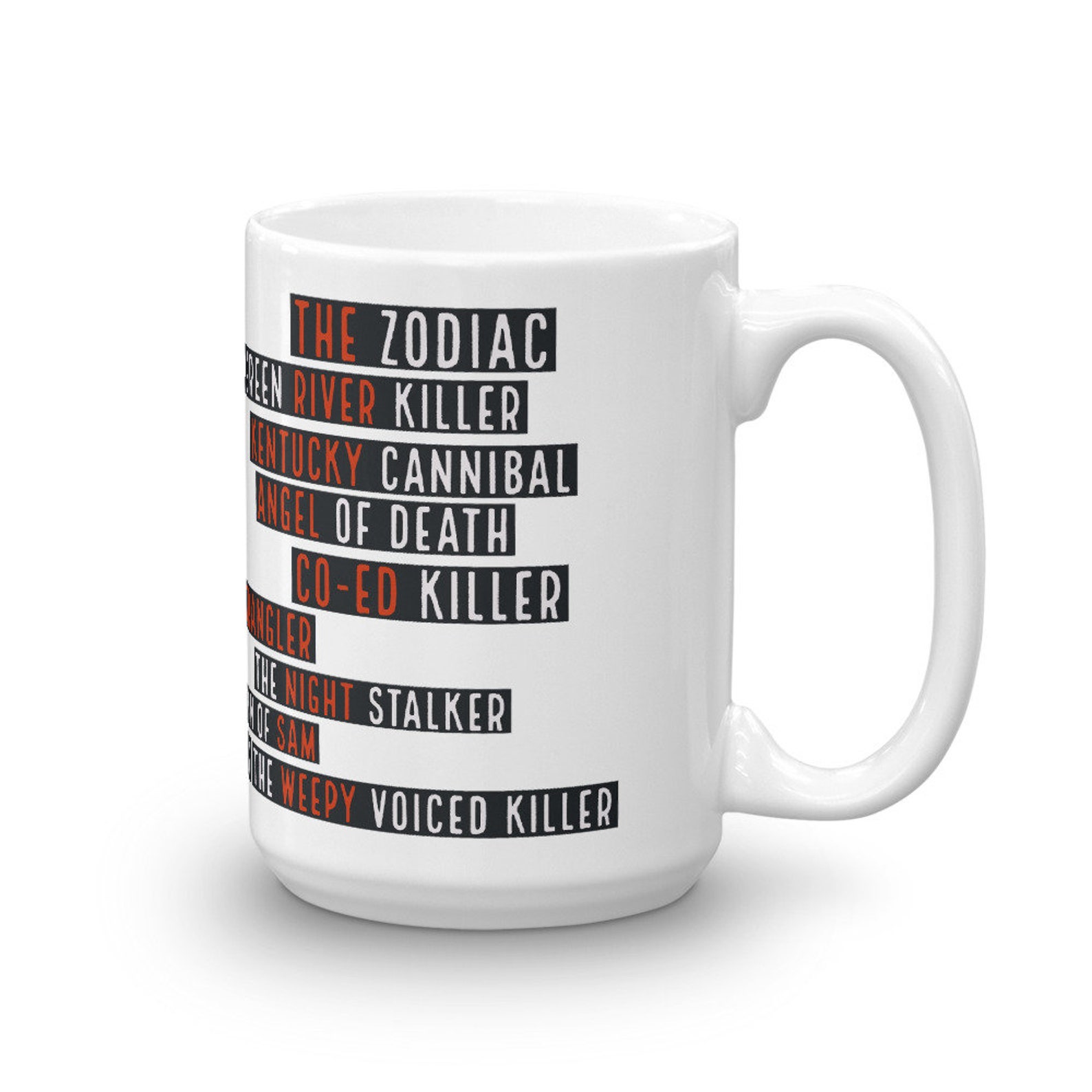 Serial Killer Mug True Crime Detective Memorabilia Horror - Etsy