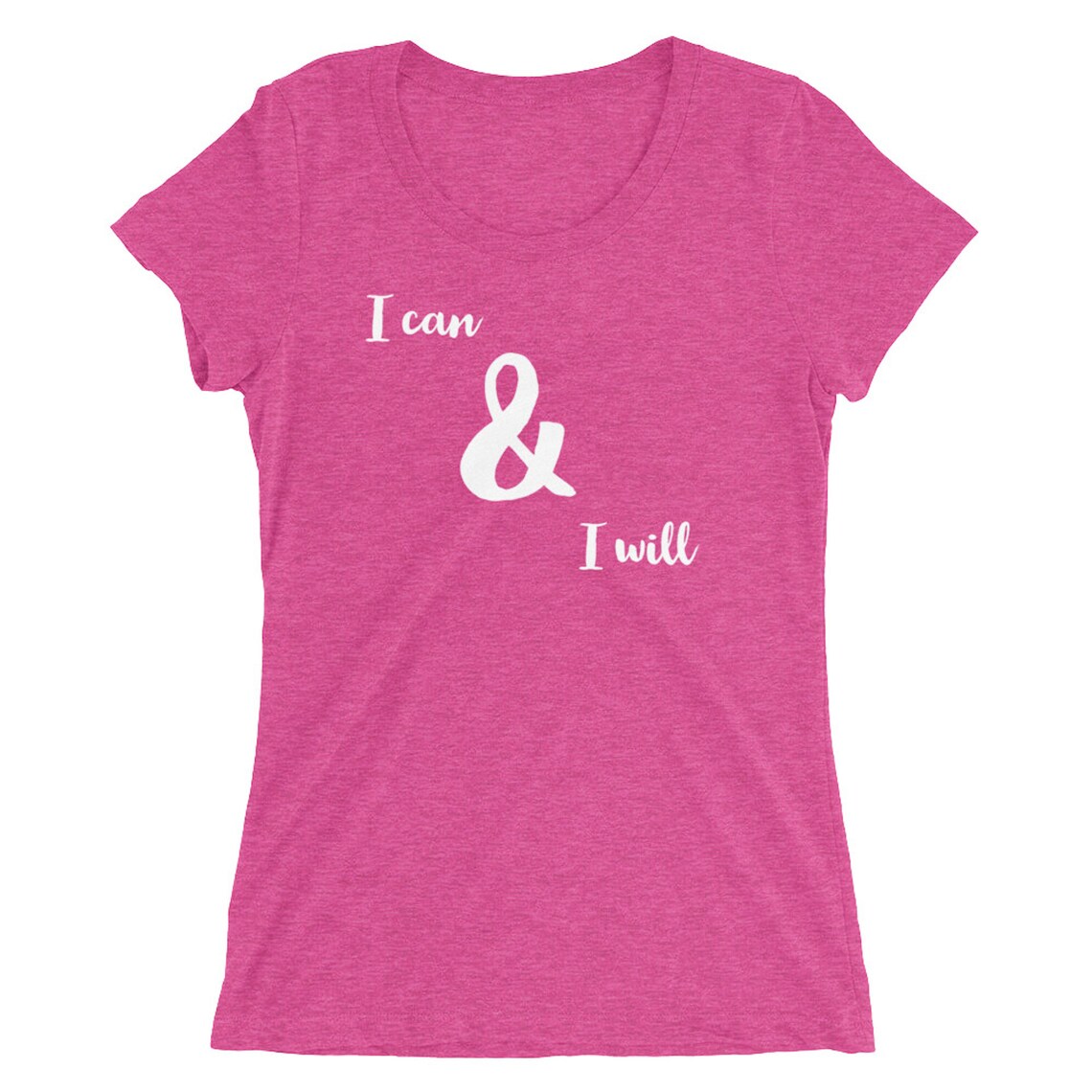 Motivational Quote Ladies Tshirt i Can and I Will - Etsy