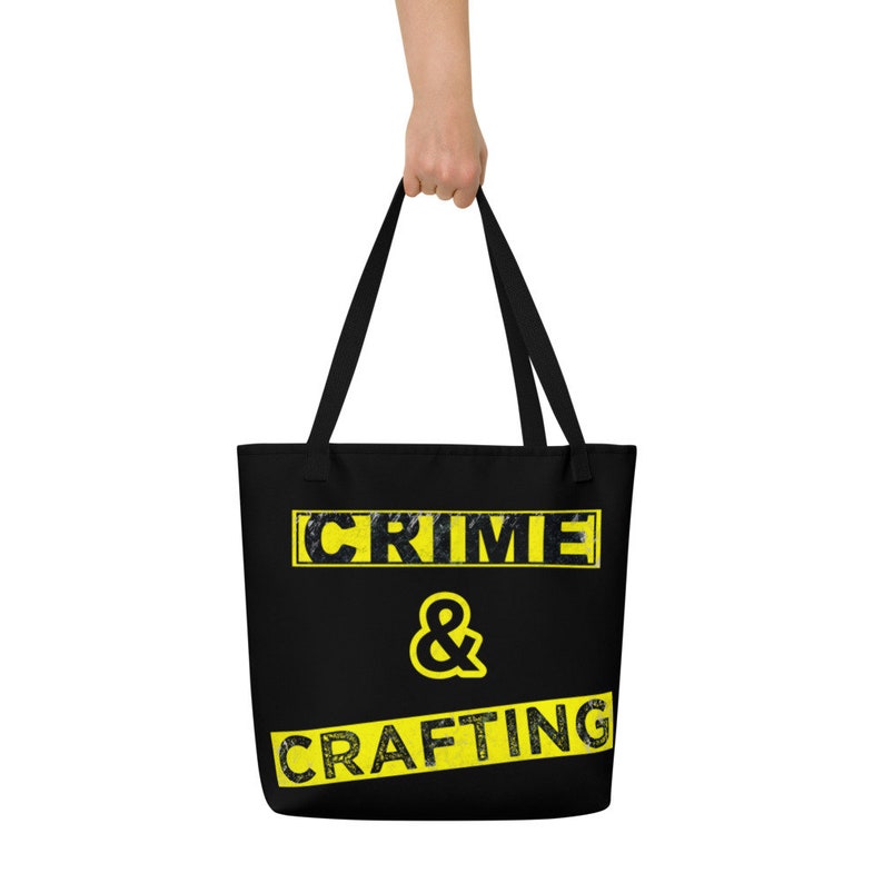 Crime and Crafting Tote Bag True Crime Junkie Murderino - Etsy