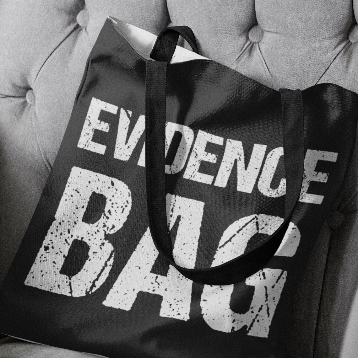 Evidence Tote Reusable Shopping Bag for True Crime Fans - Etsy