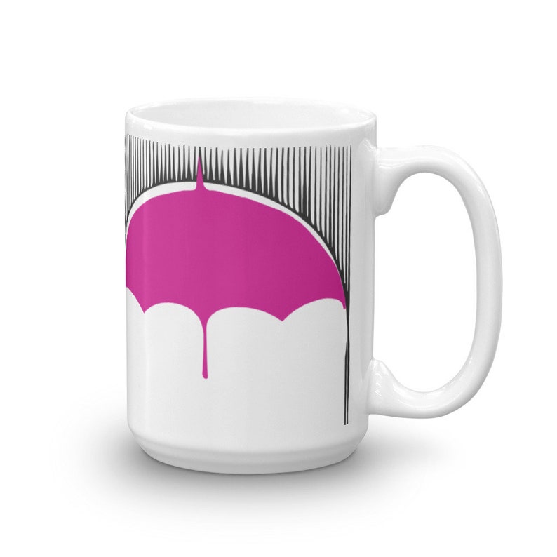 Umbrella Academy Klaus Number Four Mug Black Rain Pink | Etsy