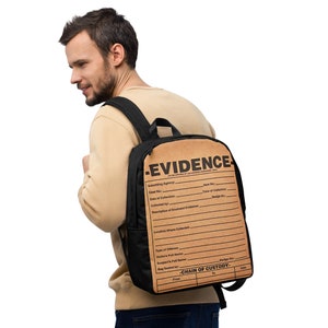 Evidence Bag Backpack Crime Scene CSI Forensics Murderino - Etsy