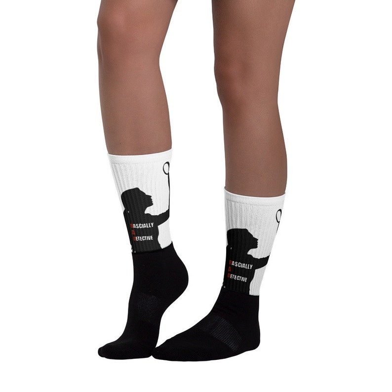 True Crime Socks Basically a Detective Sock Gifts for Crime - Etsy