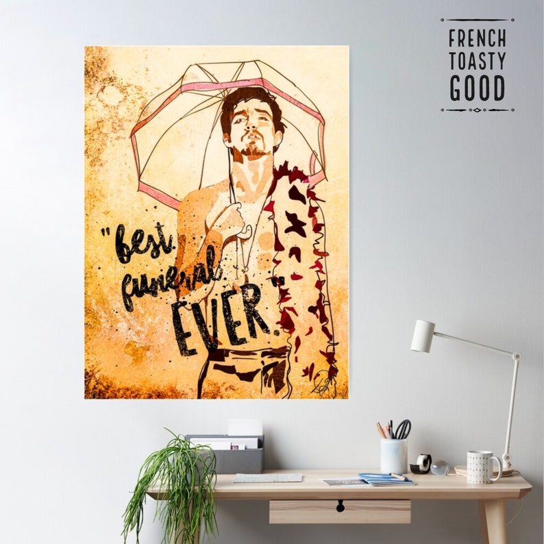 Umbrella Academy Poster Klaus Number 4 Original - Etsy