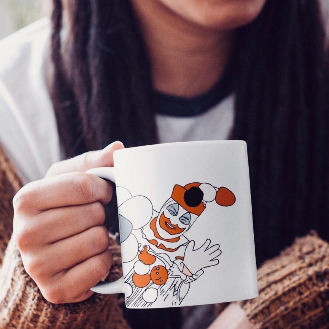 Pogo the Clown Mug, Serial Killer Coffee Cup, Gacy True Crime Gift ...