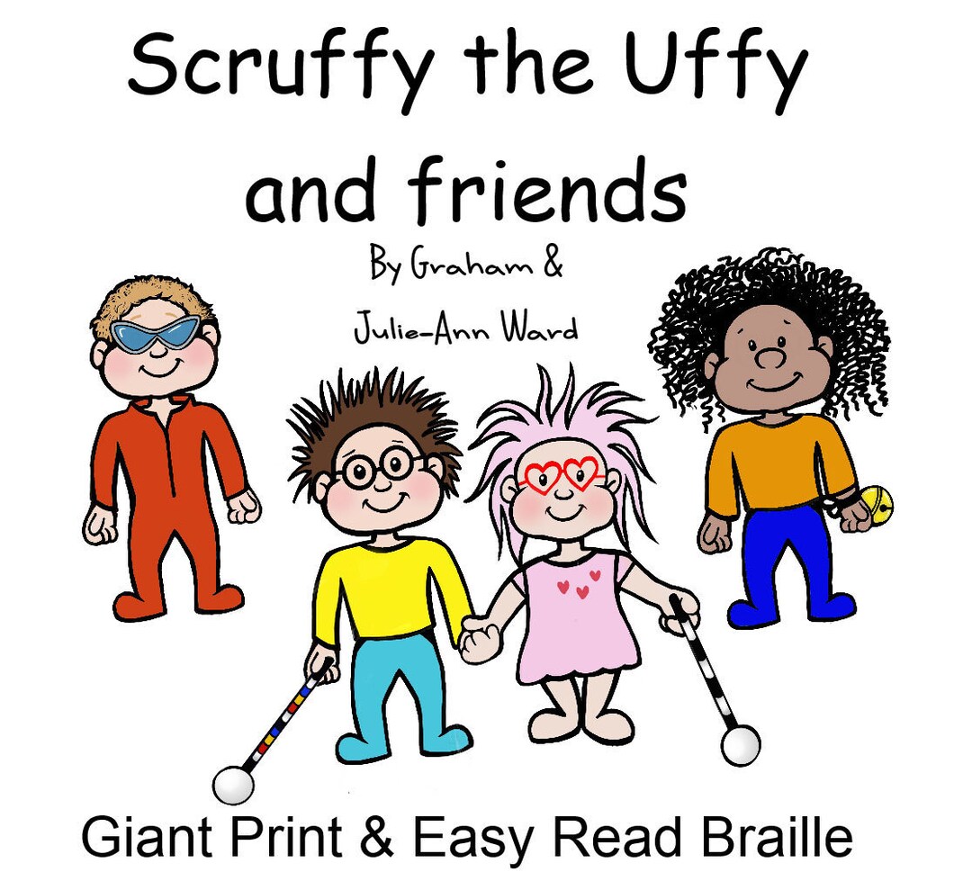 Braille Book Scruffy the Uffy and Friends - Etsy