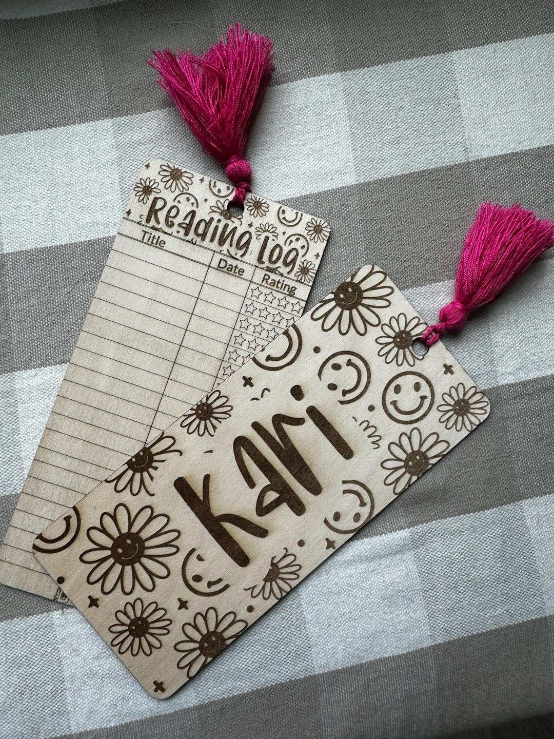 Bookmark for a Bookworm From Page to Wood, Track Your Reading Journey ...