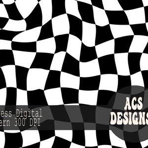 checkered logo backdrop