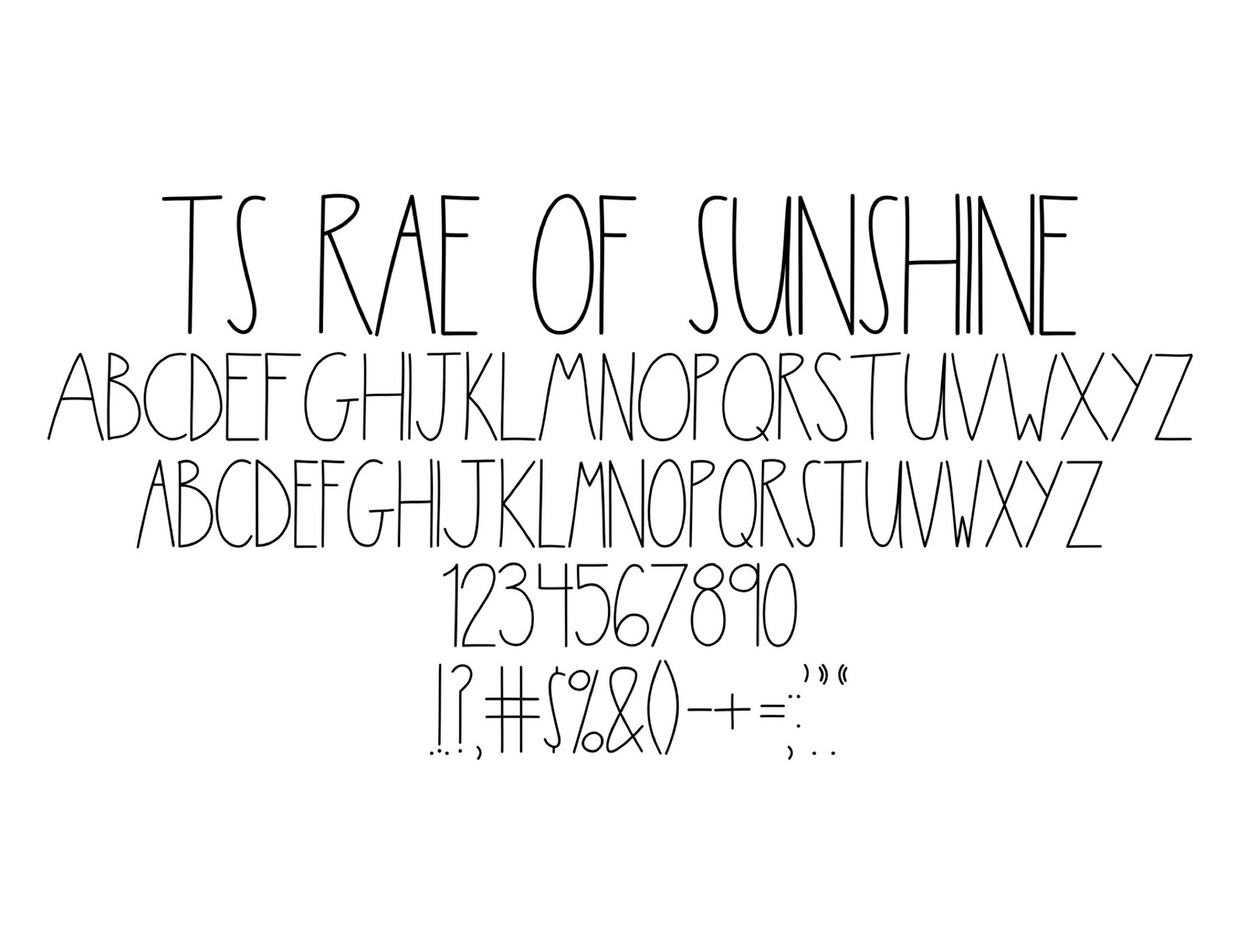Rae Dunn Inspired Font - Etsy