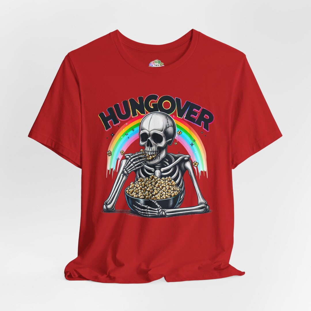 Hungover Skeleton, Skeleton, Spooky Season, Halloween Shirt, Sarcastic ...