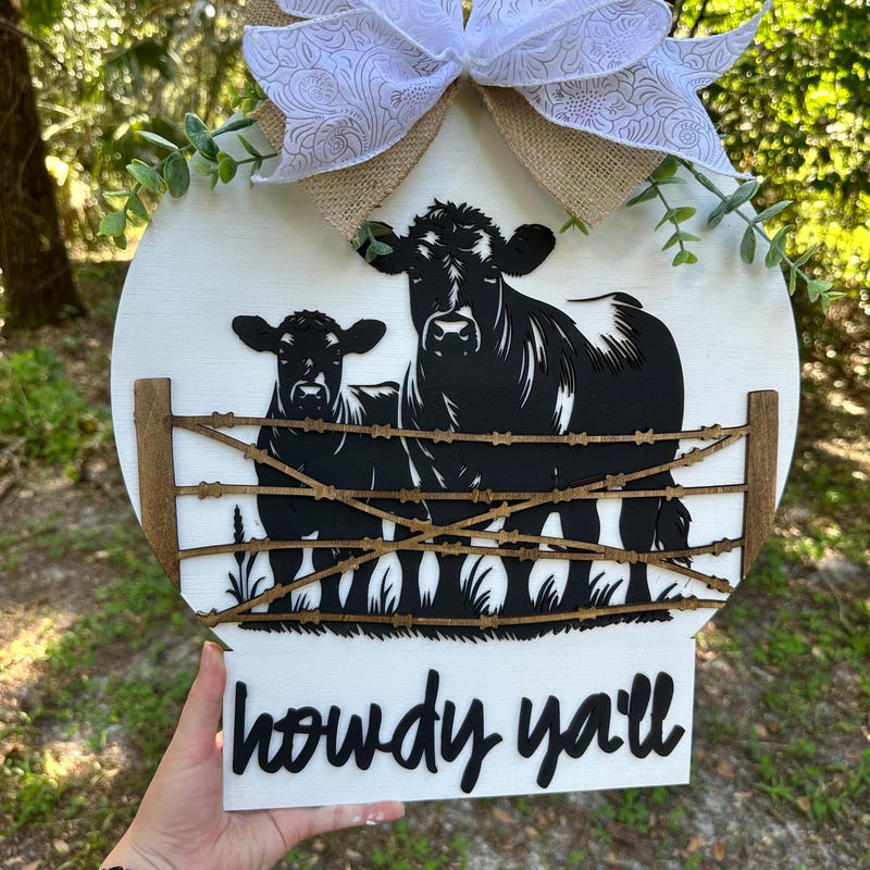 Howdy Sign - Etsy