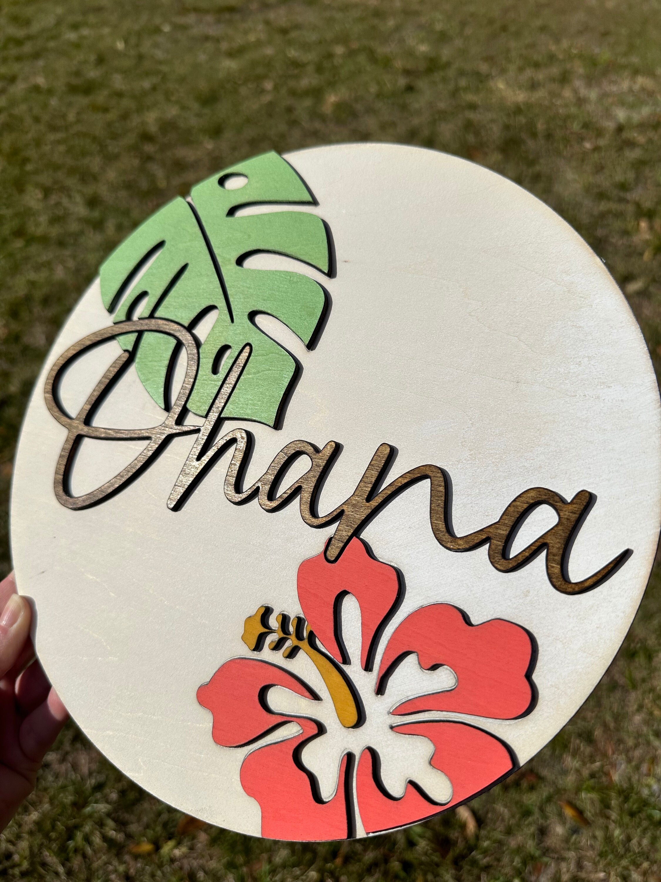 Ohana Wood Sign, Lilo & Stitch, Disney World, Mini Sign, Disneyland ...