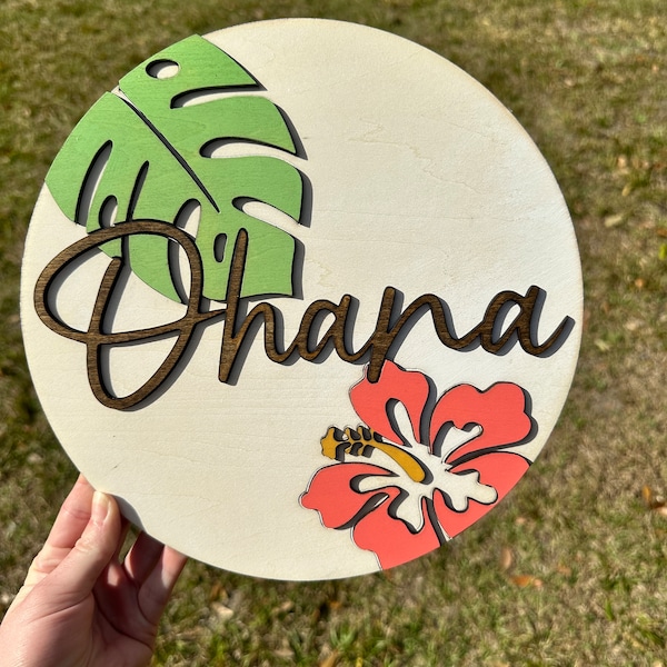 Ohana Wood Sign - Etsy