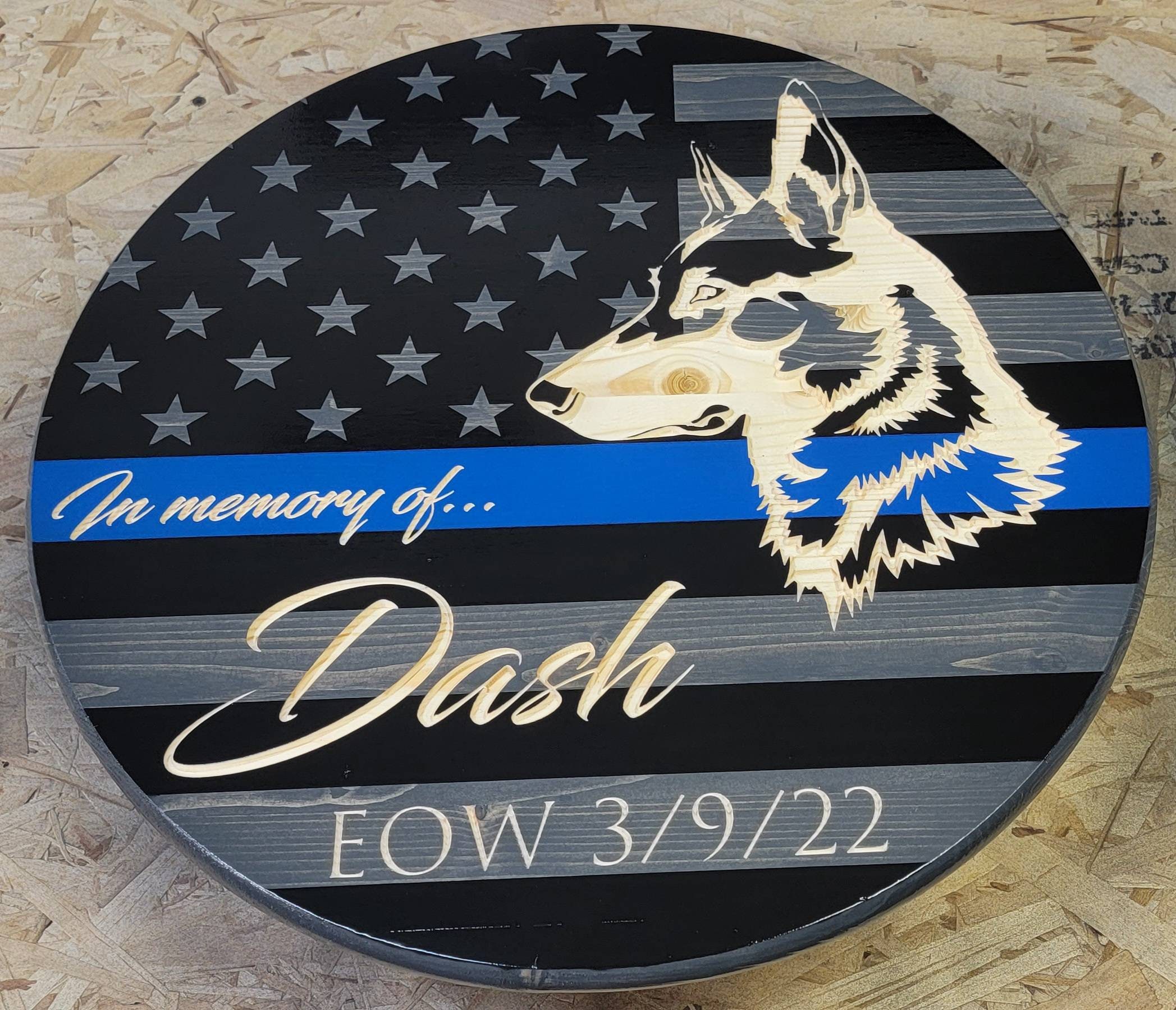 K9 Memorial Plaque - Etsy