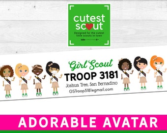 Girl Scout Letterhead - Etsy UK