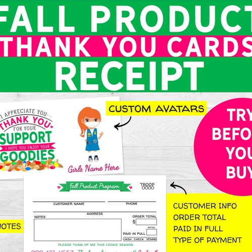 Girl Scout 5x4 Thank You Tags - Etsy