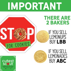 Girl Scout COOKIE TIME Banner ABC Cookies 6ft X 2ft Digital Download ...