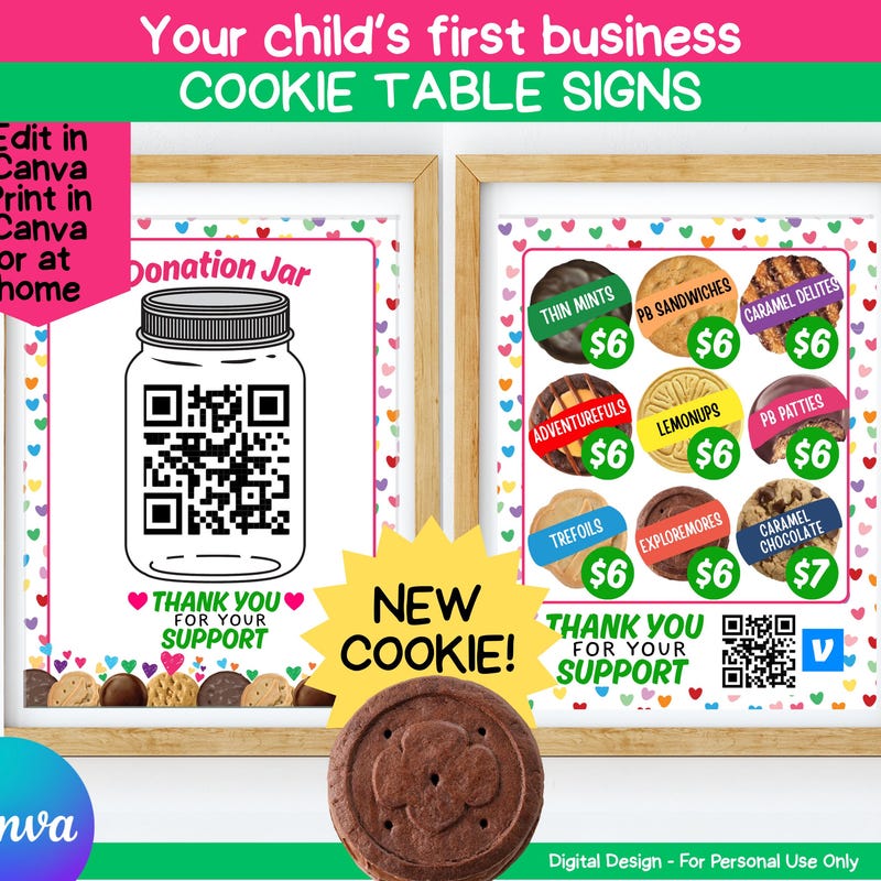 Cookie Booth Sign - Etsy
