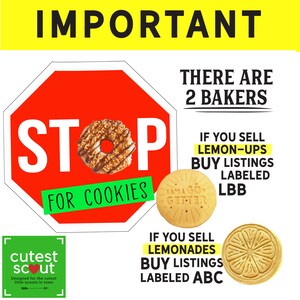 Girl Scout ABC Cookie Post Cards With Avatars, DIGITAL Download ...