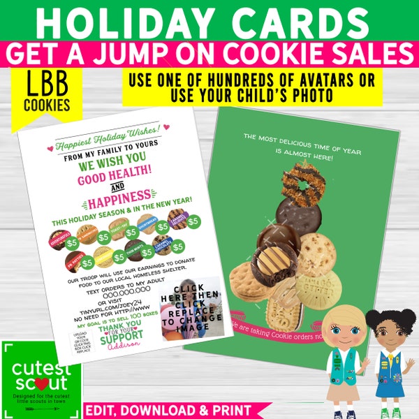 Girl Scout Cookie Lbb 2024 Bingo - Etsy
