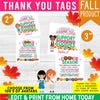 Girl Scout Fall Product Thank You Cards / Receipts Business Card Size ...
