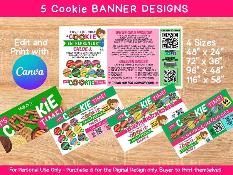 Cookie Business Mega Pack Templates: Canva Editable (digital Download ...