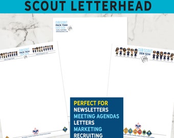 Cub Scout Letterhead - Etsy Canada