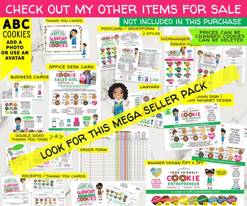 Scout Cookies Banner: 6ft X 2ft, LBB Design (digital Download) - Etsy