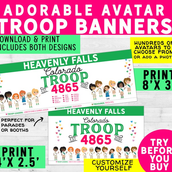 Girl Scout Banner - Etsy