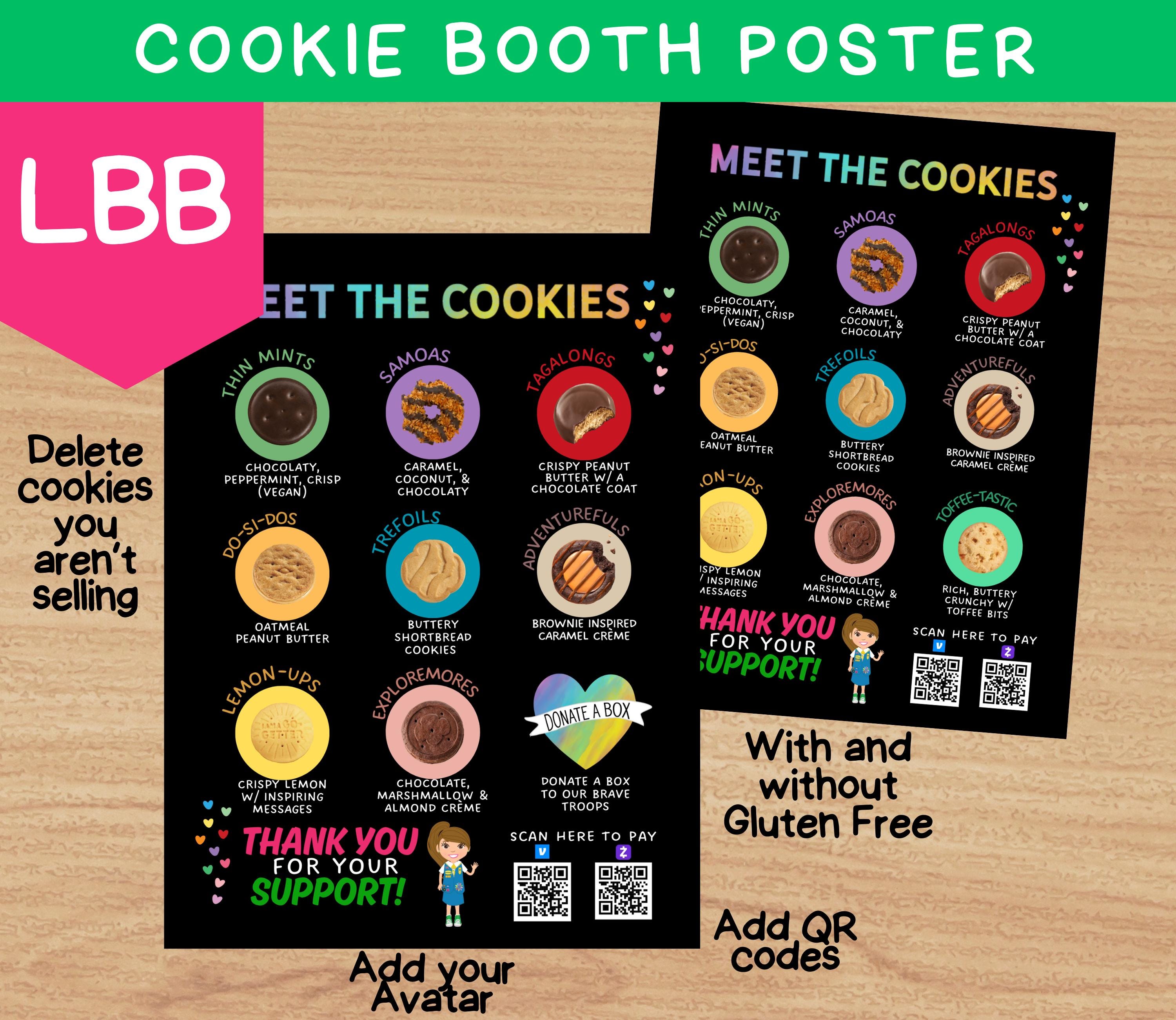 Scout Cookie Booth Poster: Customizable Canva Template (digital ...