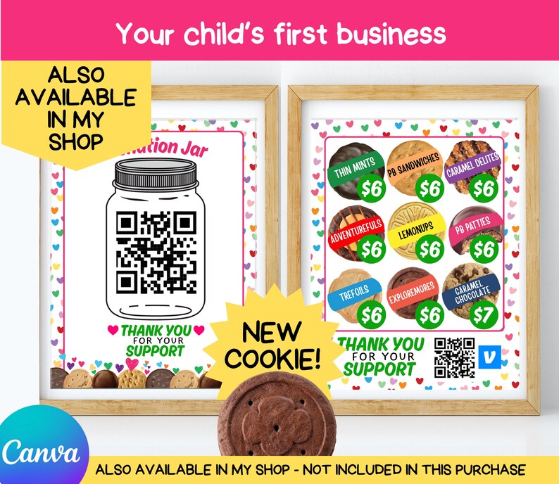Scout Cookie Yard Sign / Car Magnet: QR Code (digital Download) - Etsy
