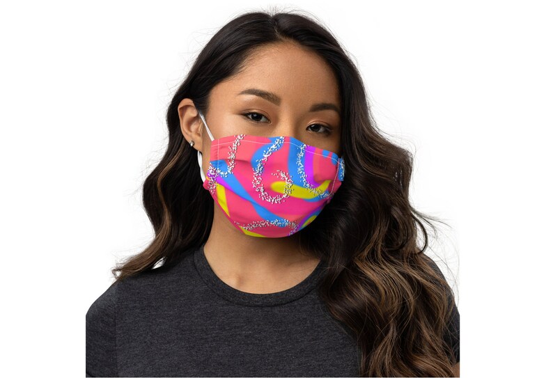 Retro 80's Malibu Beach Print Accessories, Fanny Pack, Scrunchie and ...